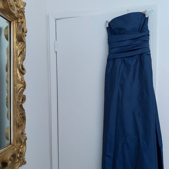 Dessy Collection | Dresses | Dessy Collection Blue Evening Gown ...